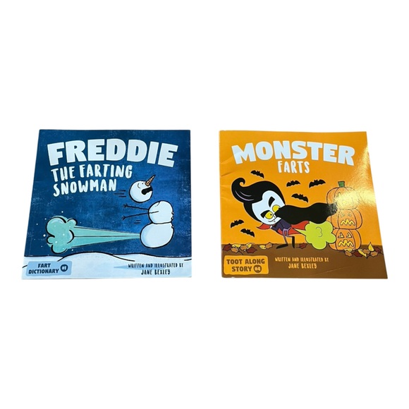 Other | Freddie The Farting Snowman And Monster Farts Book Set | Poshmark
